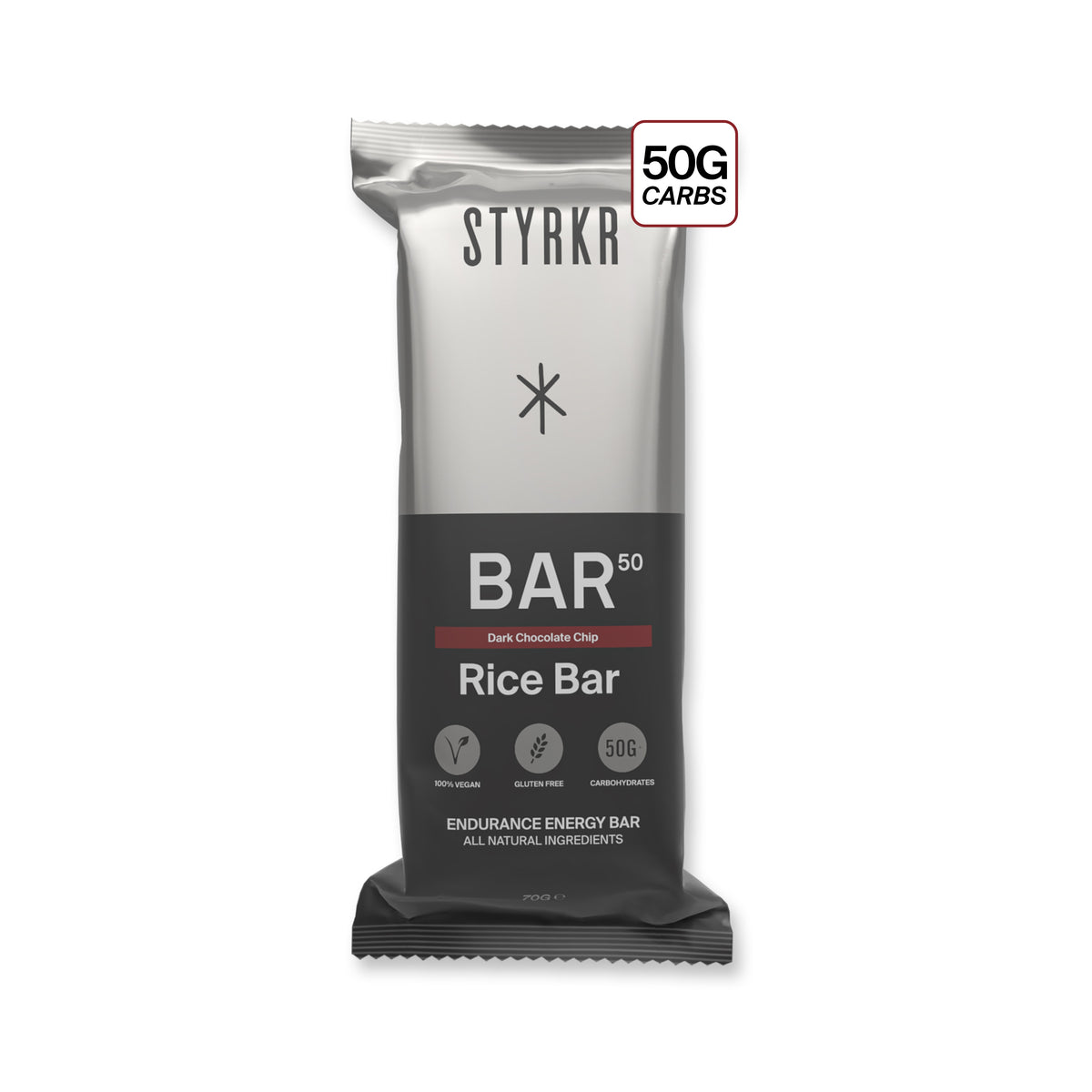 BAR50 Dark Chocolate Chip Energy Bar | STYRKR